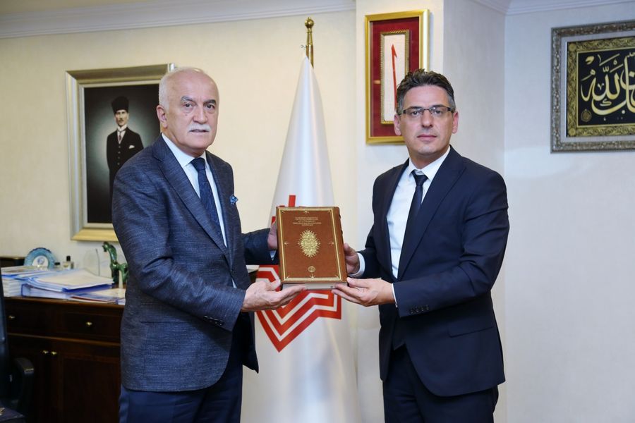 THE SECRETARY GENERAL OF THE ISLAMIC UNION OF NORTH MACEDONIA MR. IRSAL ...