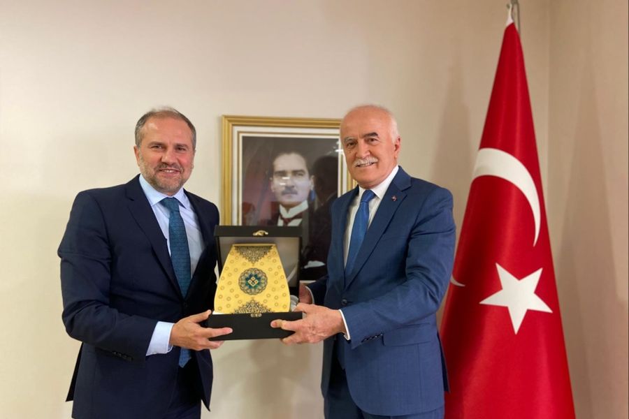 THE DIRECTOR GENERAL OF FOUNDATIONS MR. BURHAN ERSOY VISITED THE ...