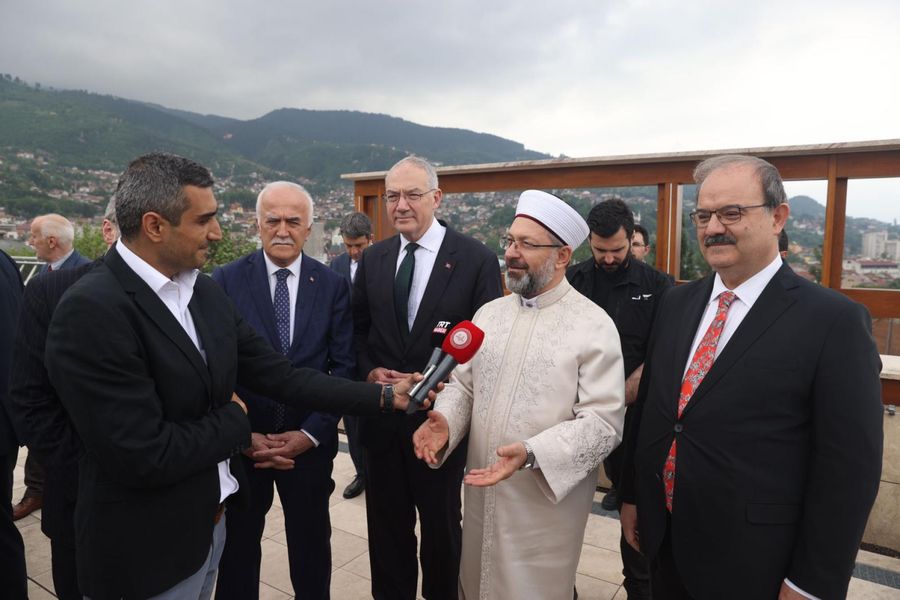 THE OPENING CEREMONY OF THE RIYASET SERVICE BUILDING WICH WAS COMPLETED ...