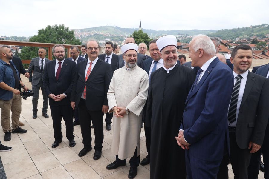 THE OPENING CEREMONY OF THE RIYASET SERVICE BUILDING WICH WAS COMPLETED ...